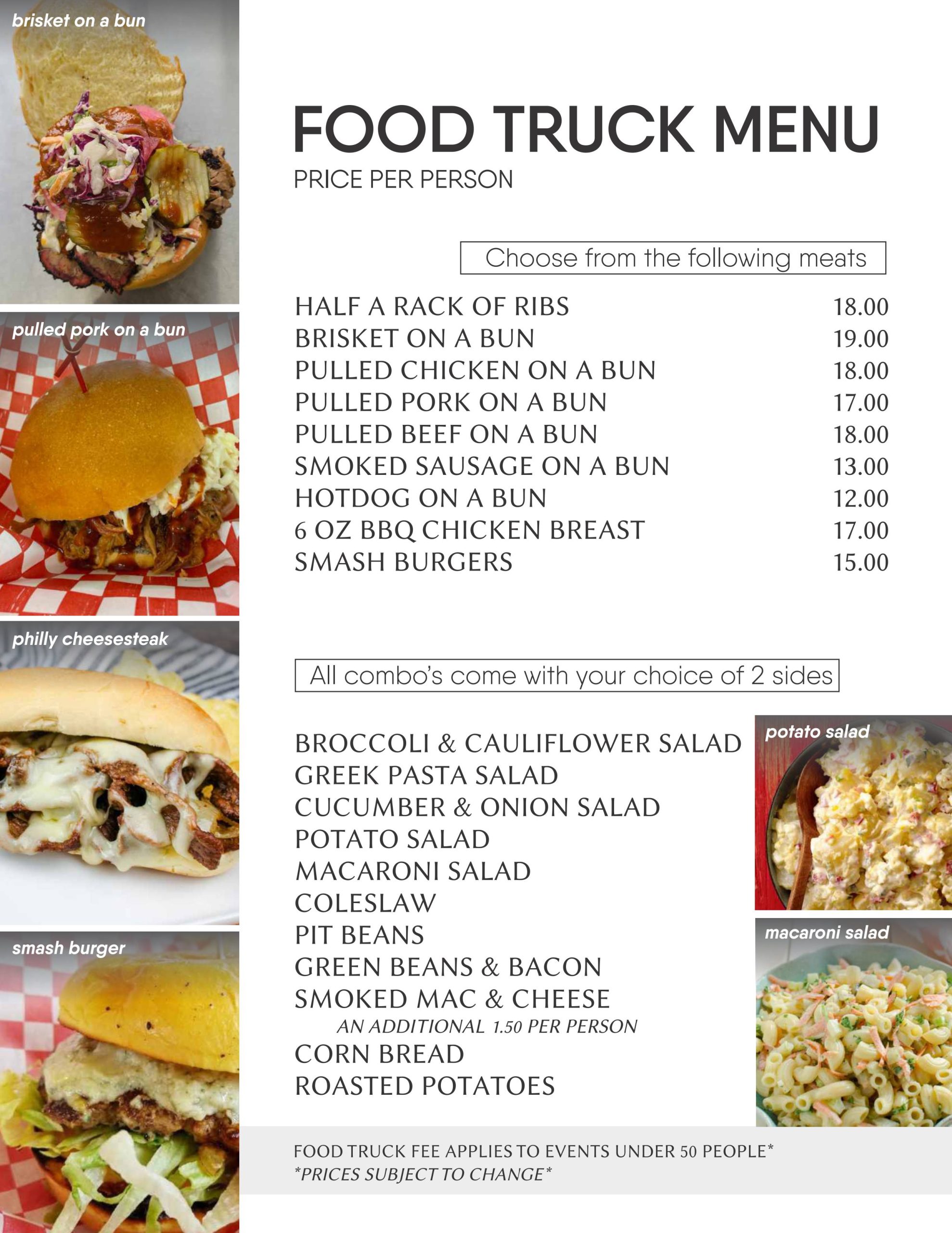Catering Menu – thesmokengrill.ca