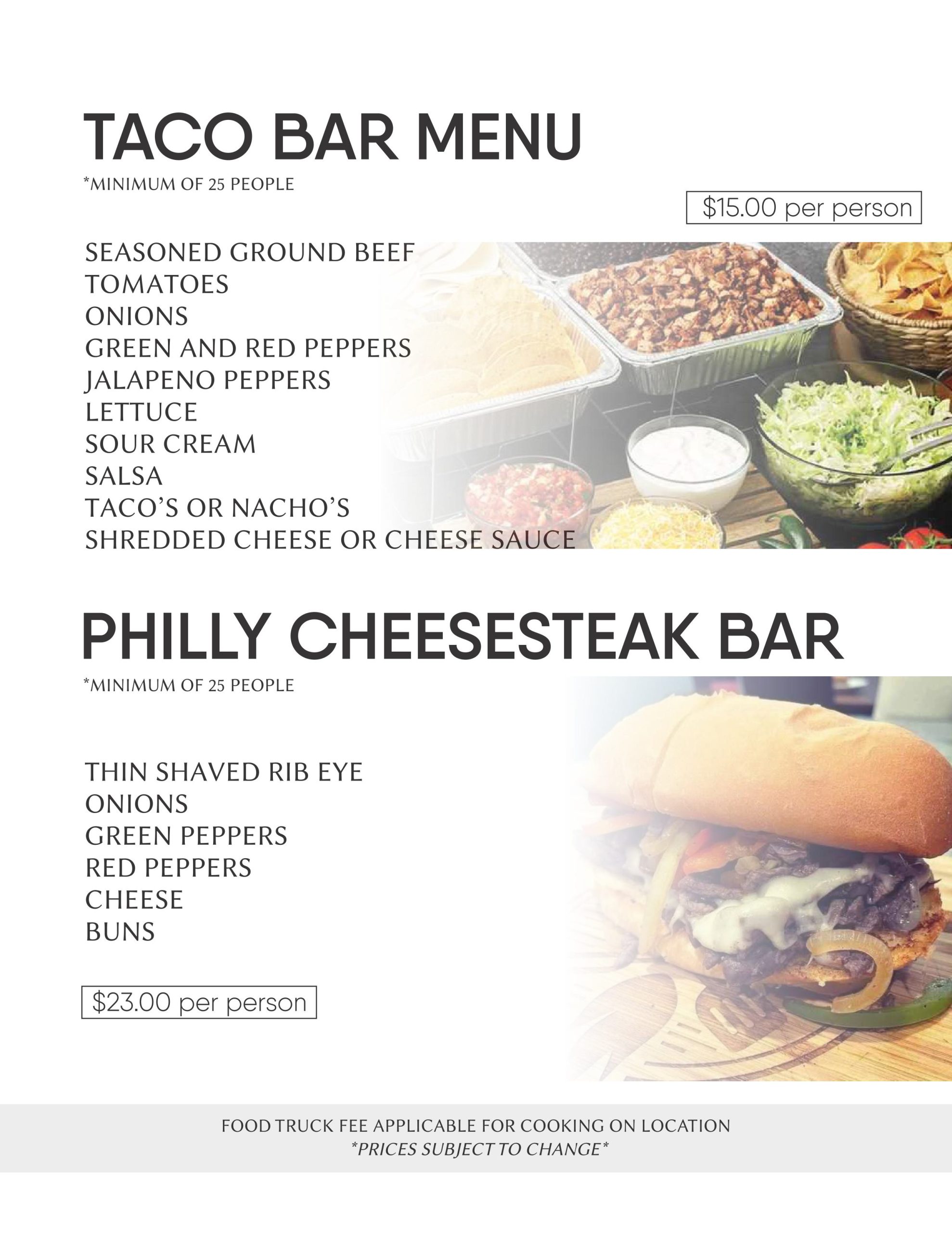 Catering Menu – thesmokengrill.ca